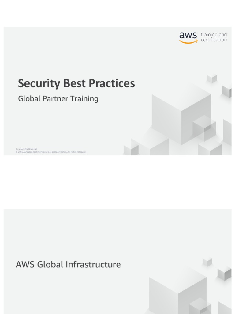 2020.10.8.AWS Security Best Practices - Full | PDF | Amazon Web Services | Information ...