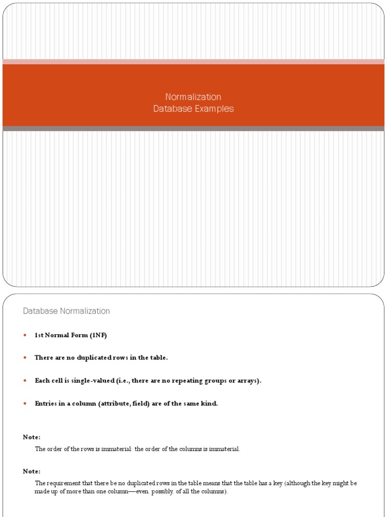 Database Normalization | PDF