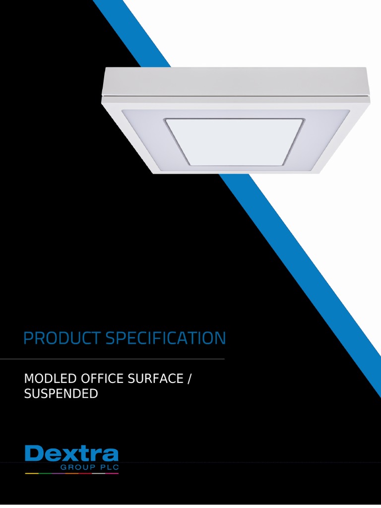 Dextra-lighting-MODLED OFFICE SURFACE - SUSPENDED | PDF | Light ...