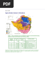 Zimbabwe Distance Chart | PDF