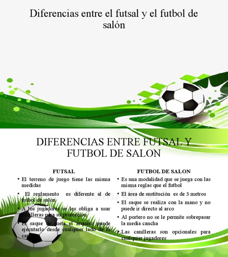 Diferencias Entre Futsal y Futbol de Salon | PDF
