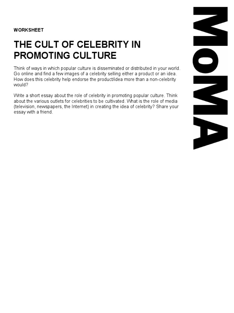 Celebrity Influence on Popular Culture | PDF | Career & Growth | Social ...