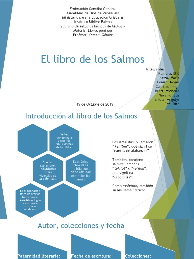 El Libro de Los Salmos | PDF | Salmos | Biblia