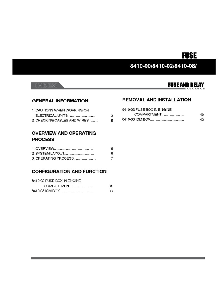 Fuse PDF | PDF | Electrical Connector | Fuse (Electrical)