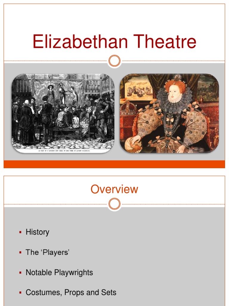 Elizabethan Theater | PDF | Play (Theatre) | Actor