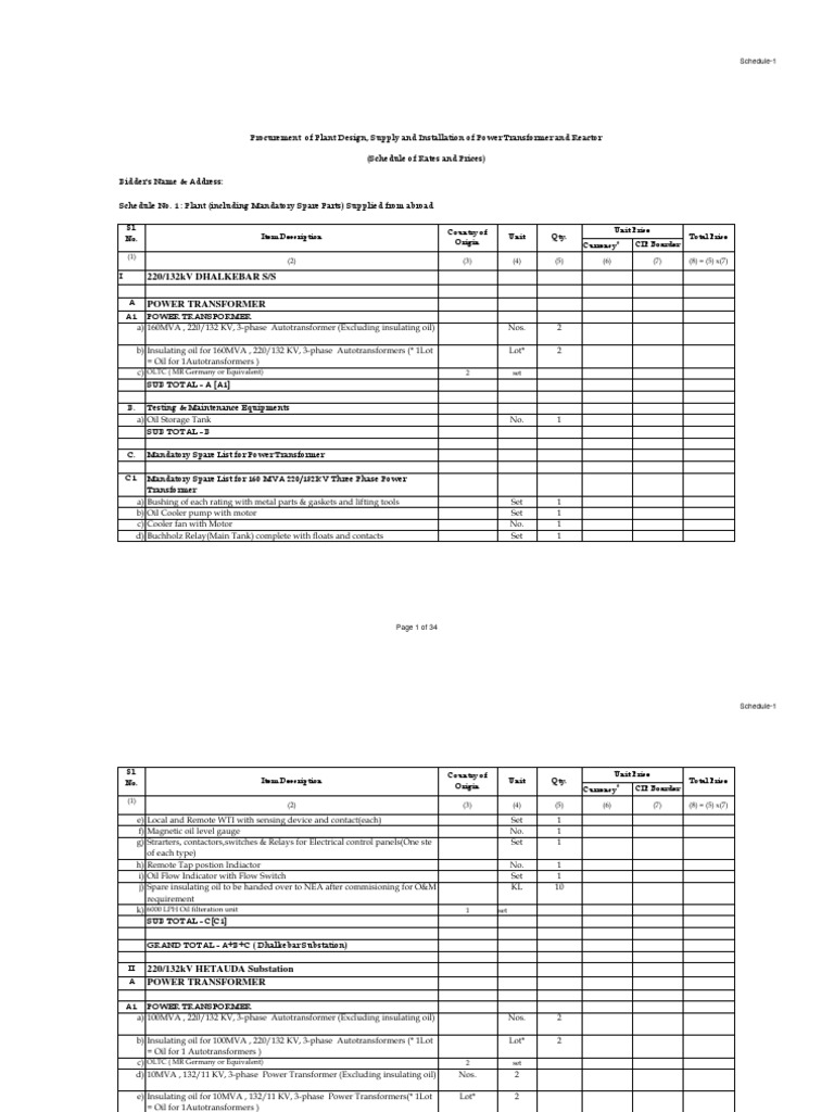 Transformer Maintenance Checklist | PDF | Transformer | Relay