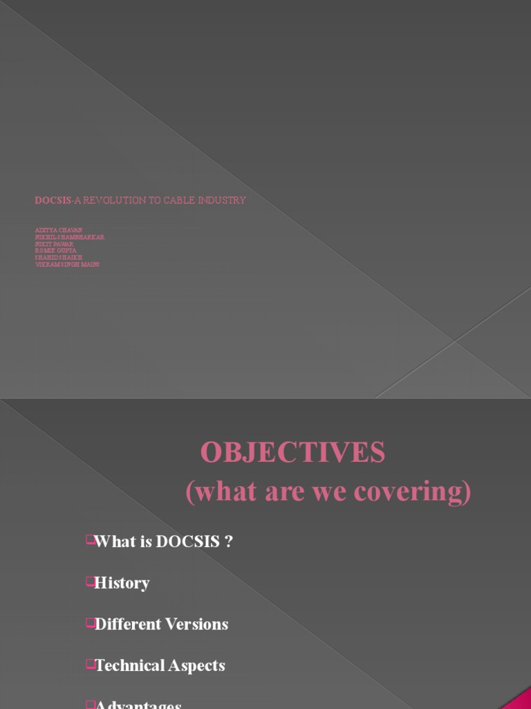 Docsis-A Revolution To Cable Industry | Download Free PDF | Modulation ...