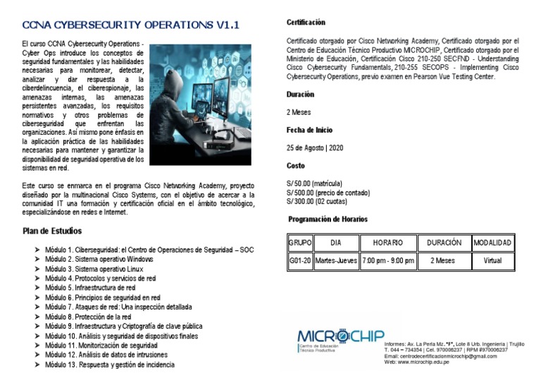 Ccna Cybersecurity Operations V1 | PDF | Certificaciones de Cisco ...