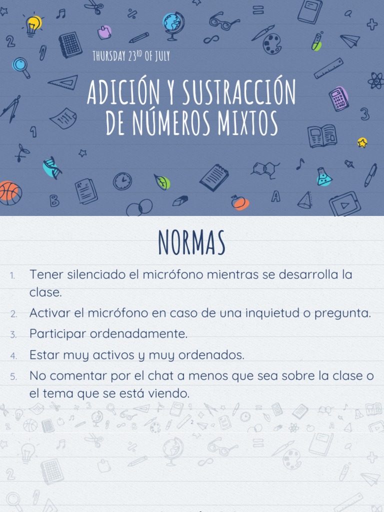 Suma y Resta de Números Mixtos 4 PDF | PDF