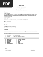 Resume For F A Under R2R, O2C and GL Domains - Immediate Joiner | PDF ...