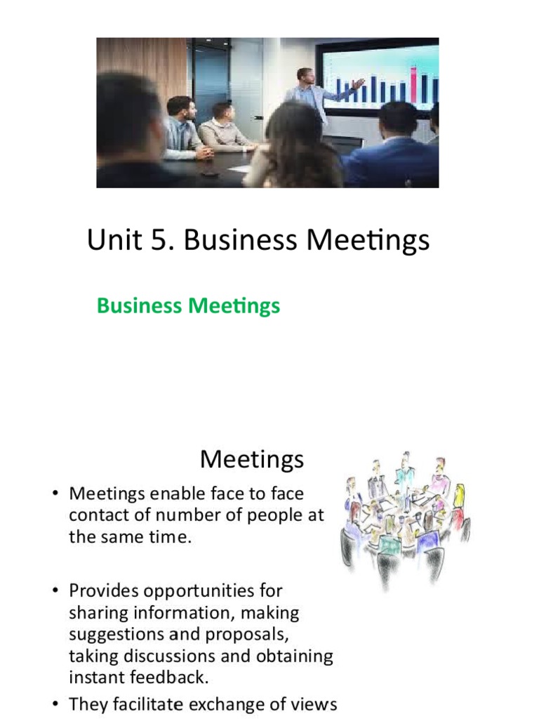 Business Meetings | PDF