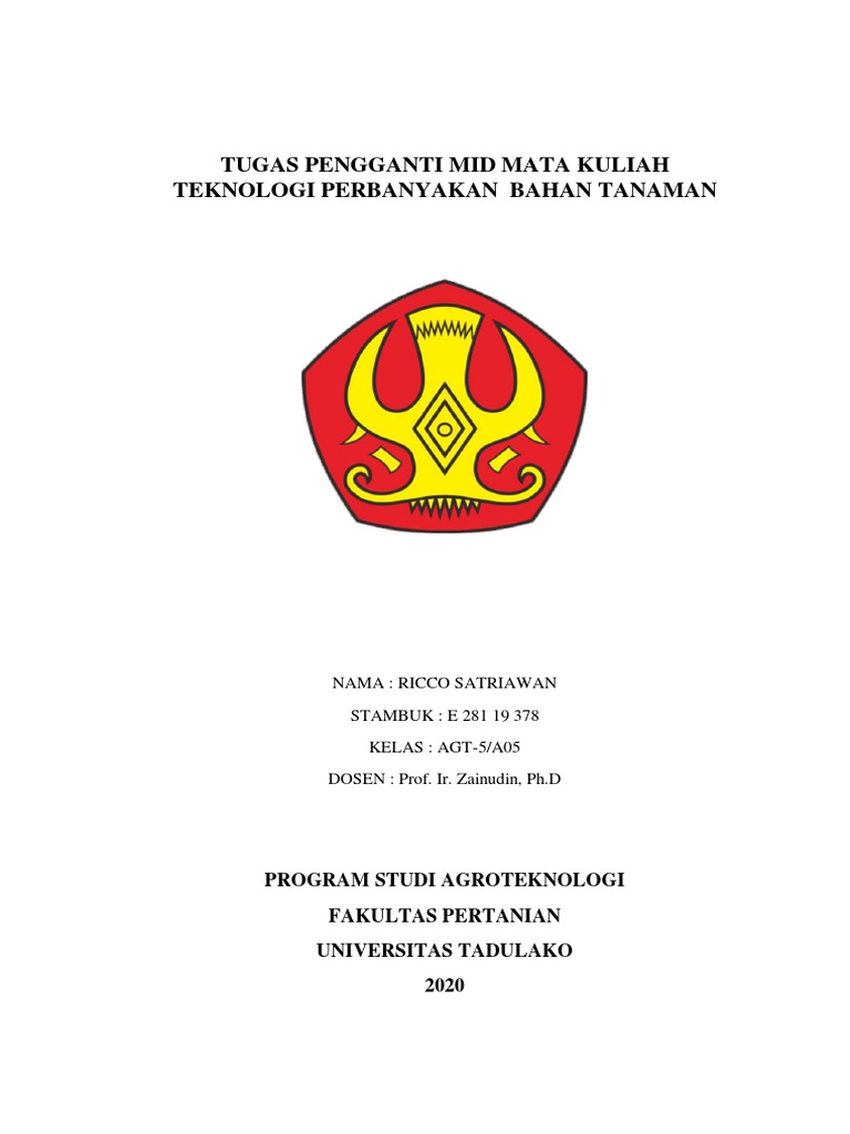 Tugas Pengganti Mid Mata Kuliah Teknologi Perbanyakan Bahan Tanaman | PDF