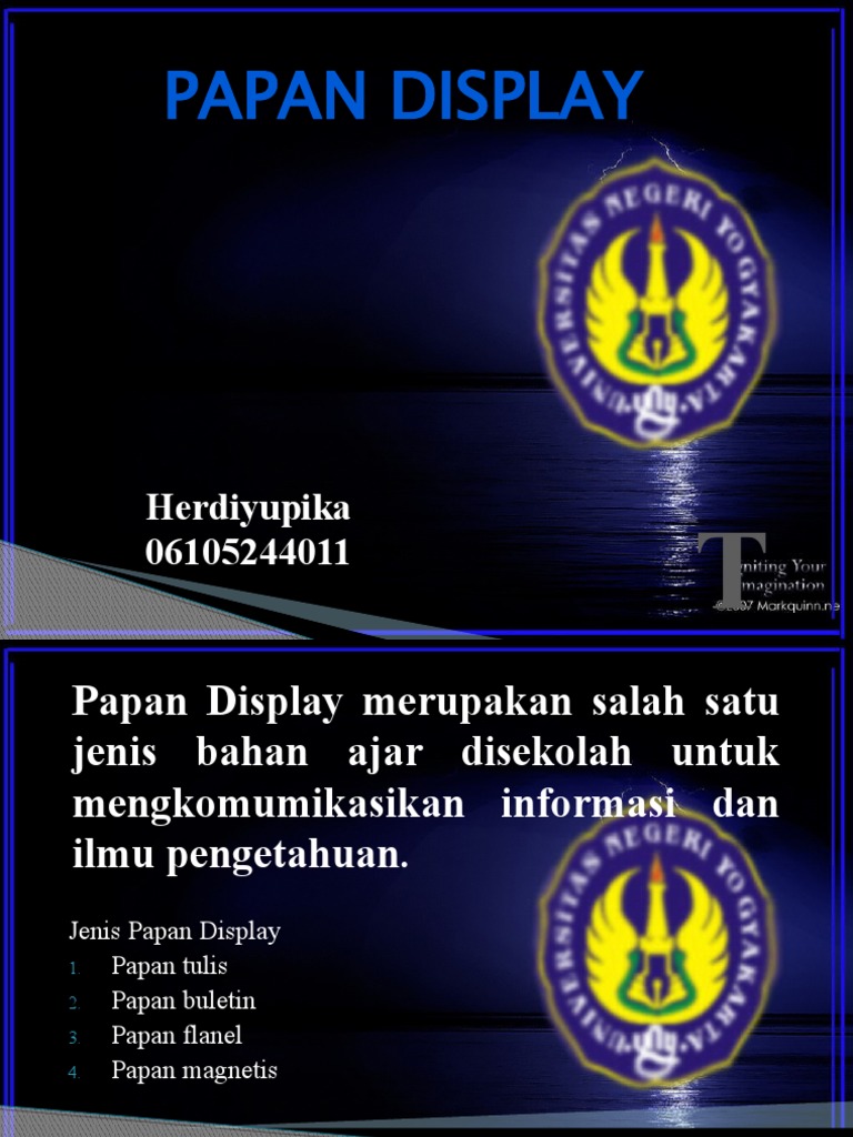 Papan Display (Herdiyupika) | PDF