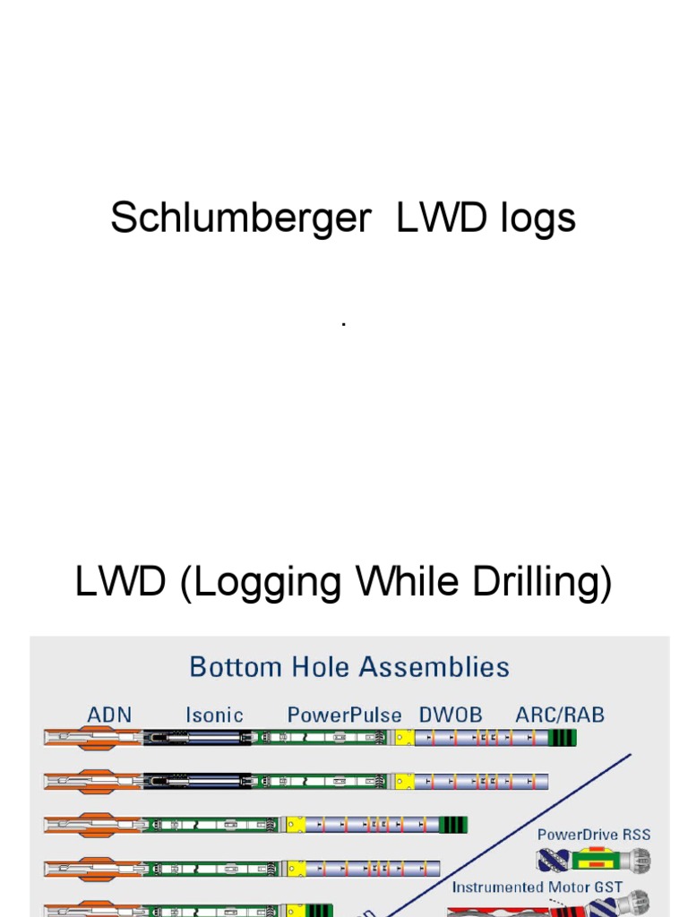 Schlumberger LWD Logger | PDF