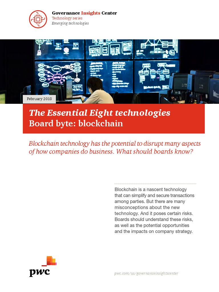 The Essential Eight Technologies: Board Byte: Blockchain | PDF ...