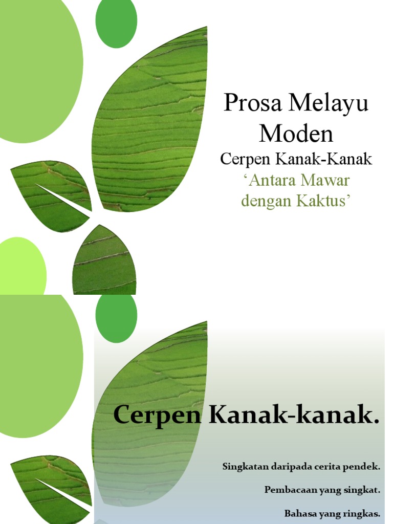 Prosa Melayu Moden | PDF