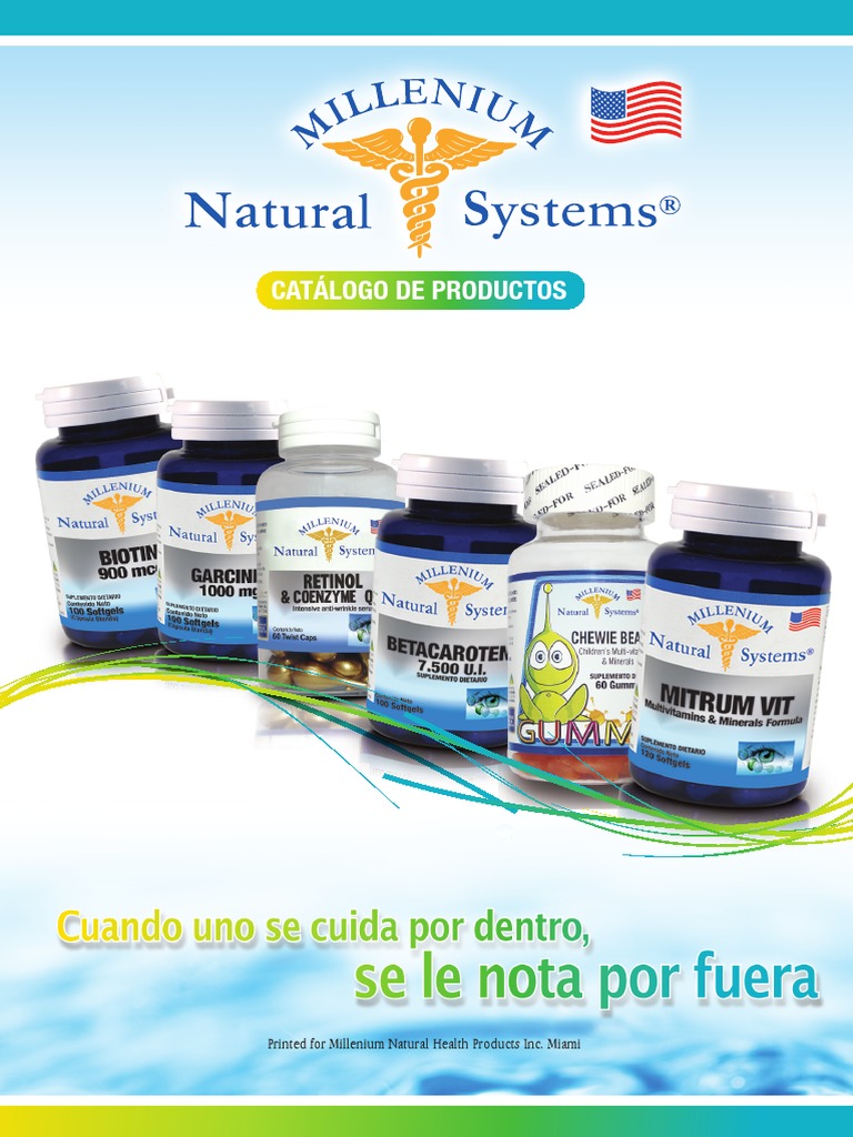 Catálogo de Productos Millenium Natural | PDF | Antioxidante | Sistema inmune