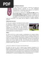 Misión e Historia del IPN en México | PDF | México | Institución