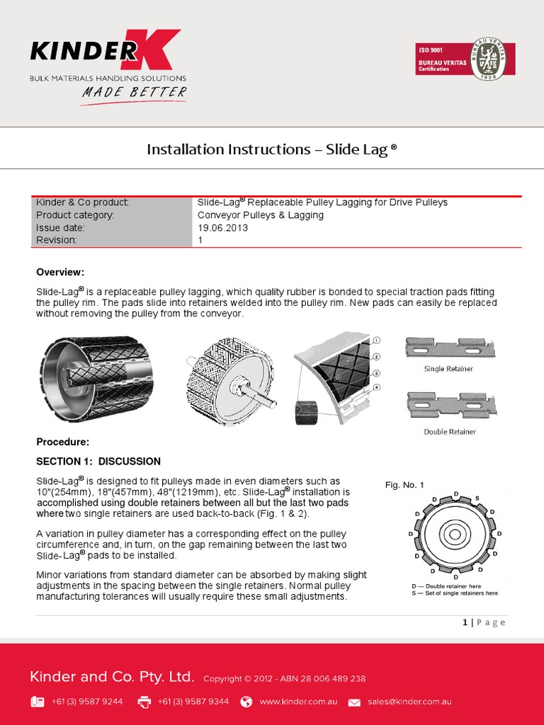 Installation Instructions Slide Lag - June - 2013 | PDF | Screw ...