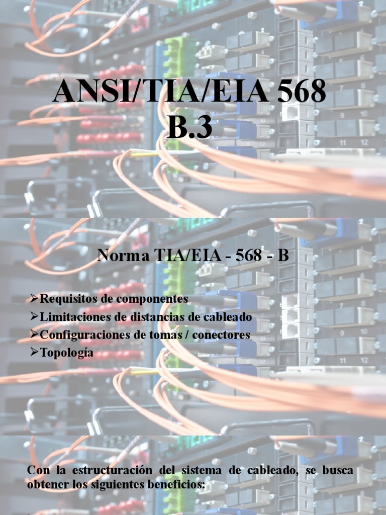 Ansi/Tia/Eia 568 B.3 | PDF | Fibra óptica | Láser