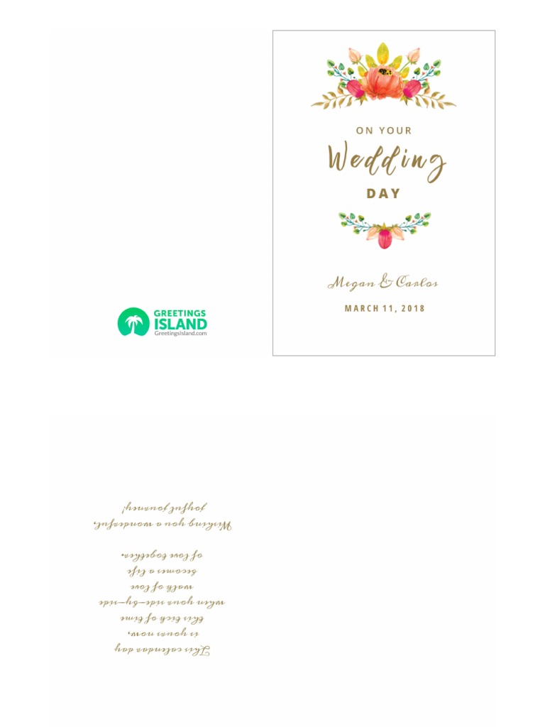 Wedding Greeting Card PDF | PDF