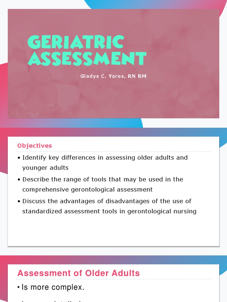 Geriatric Assessment | Download Free PDF | Dementia | Geriatrics