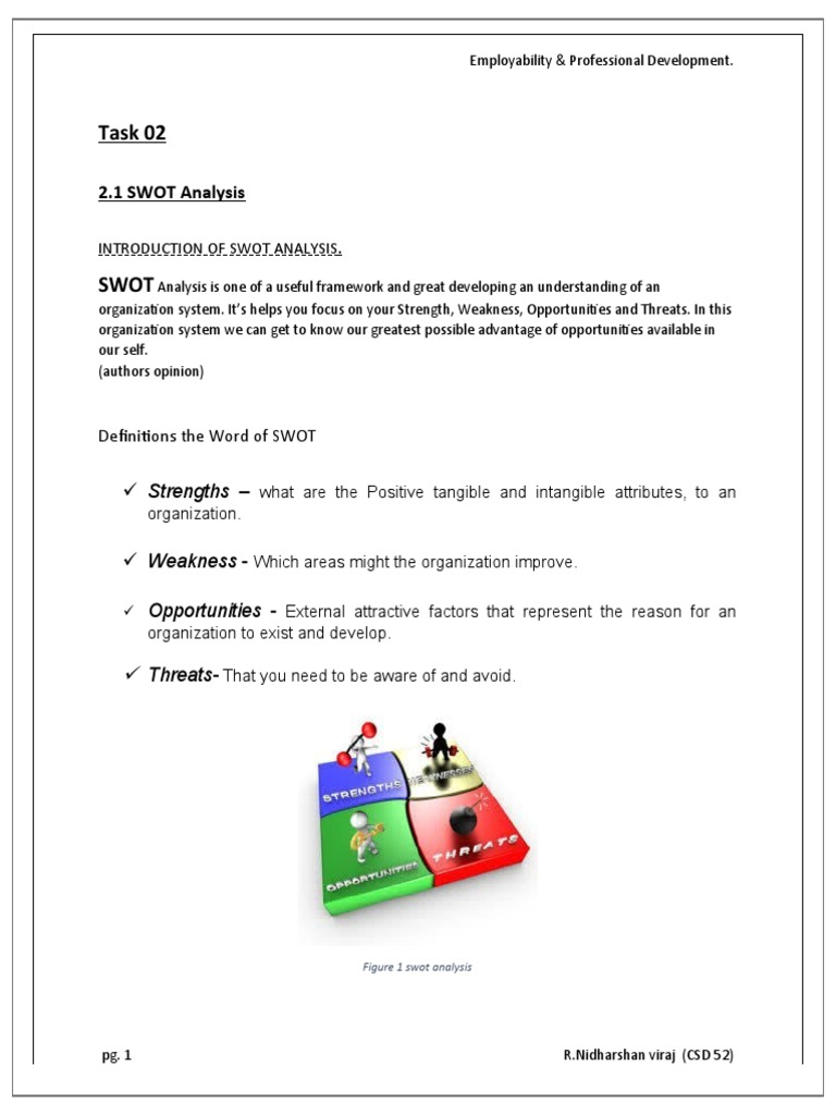 1.3 Swot and PDP Analysis | PDF | Swot Analysis | Goal