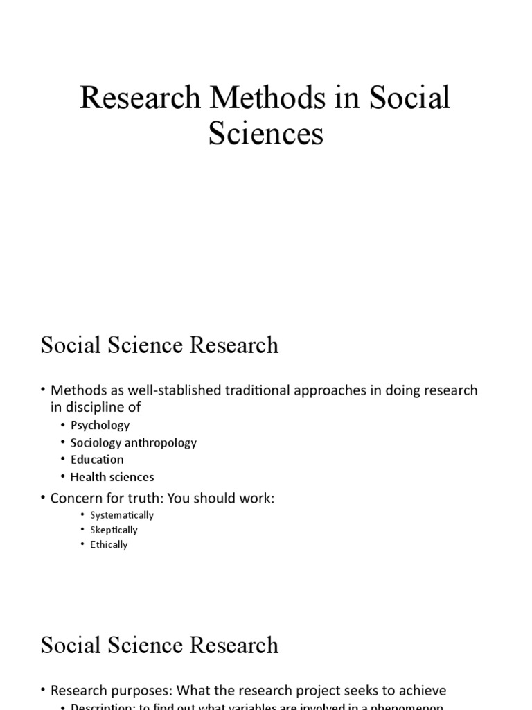 Research Methods | PDF | Social Science | Data