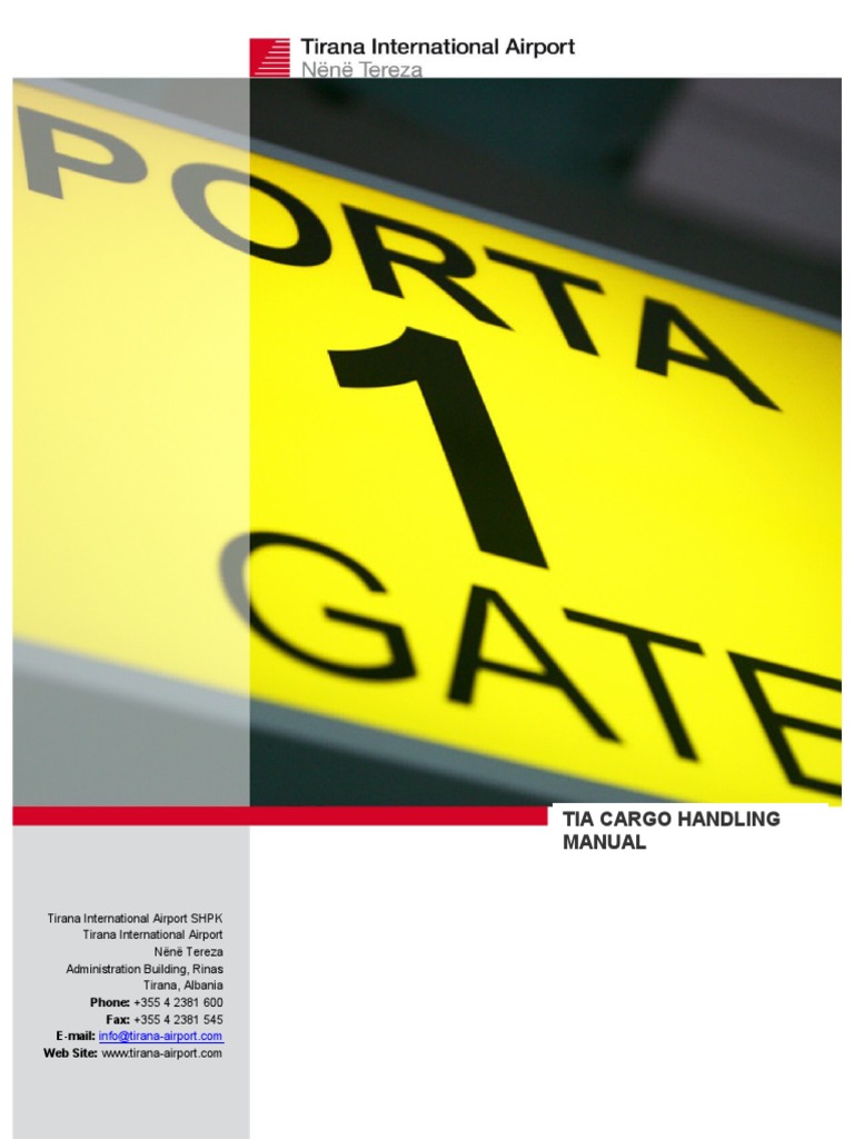Tia Cargo Handling Manual | PDF | Cargo | Dangerous Goods