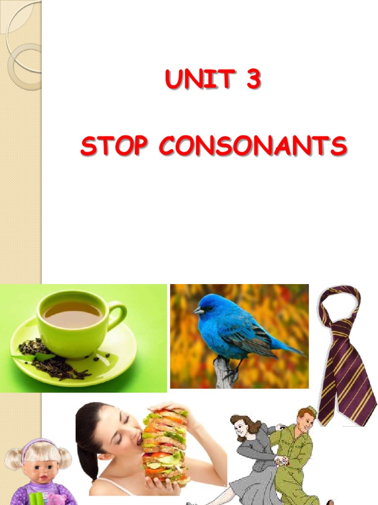 Stop Consonants | PDF