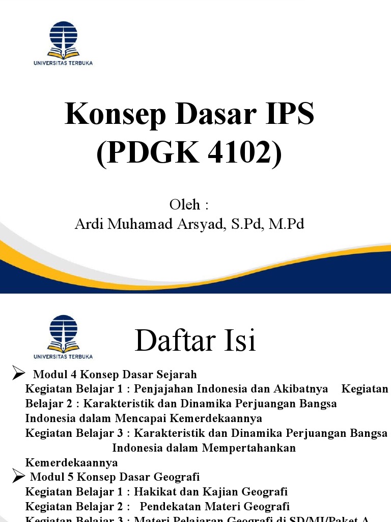 Konsep Dasar IPS Modul 4 Dan 5 | PDF
