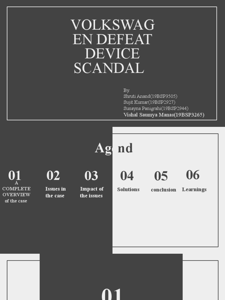 VW Defeat Device Scandal | PDF | Volkswagen | Vehicles