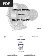 Training Manual CFM56-5B: Basic Engine | PDF | Turbine | Propulsion