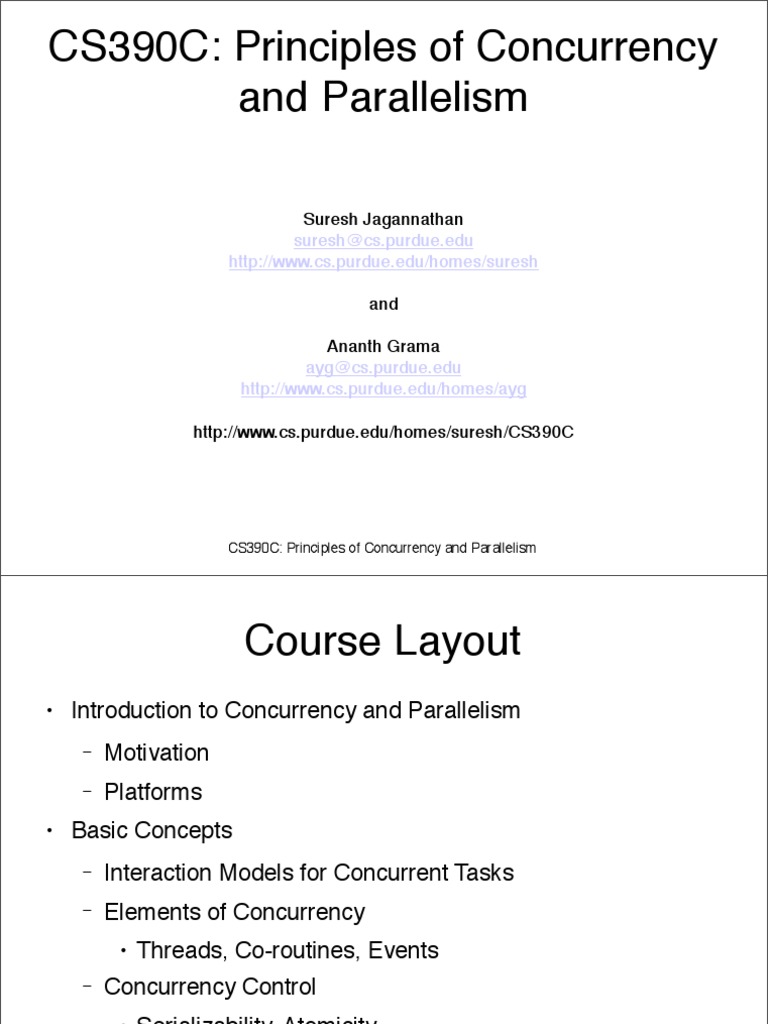 Concurrency and Parallelism | PDF | Parallel Computing | Concurrency (Computer Science)