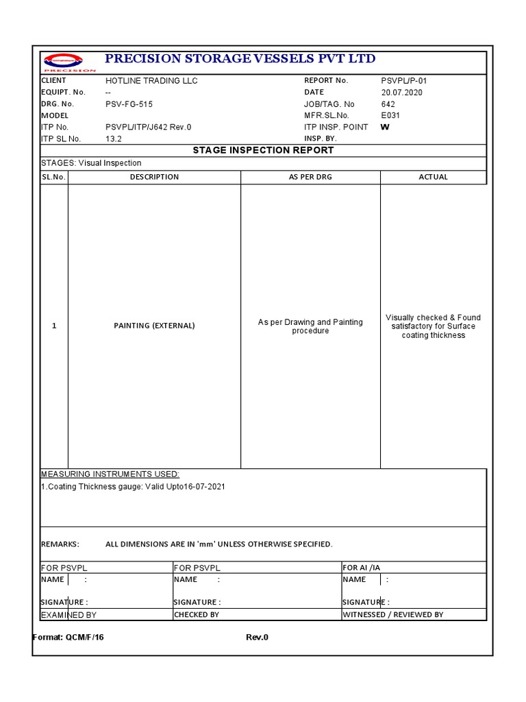 Painting Report - Format | PDF