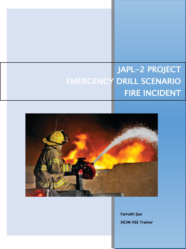 Fire Evacuation Drill Scenario | PDF | Emergency | Fires