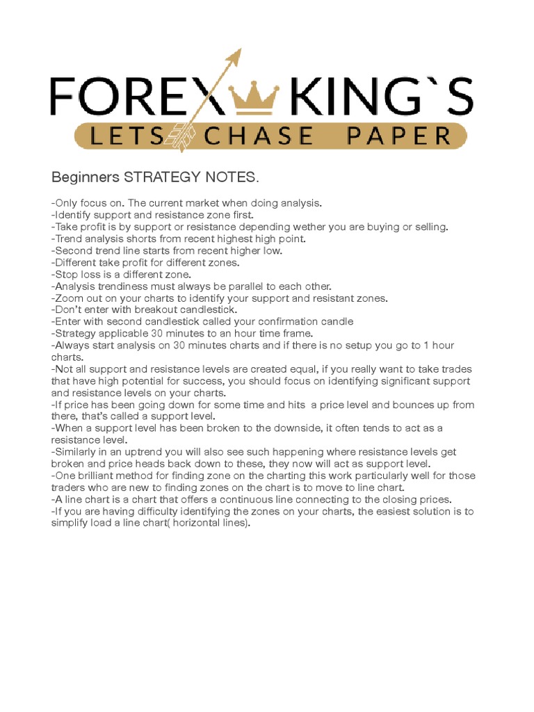 Beginner's Trading Strategy Guide | PDF | Market Trend | Economies