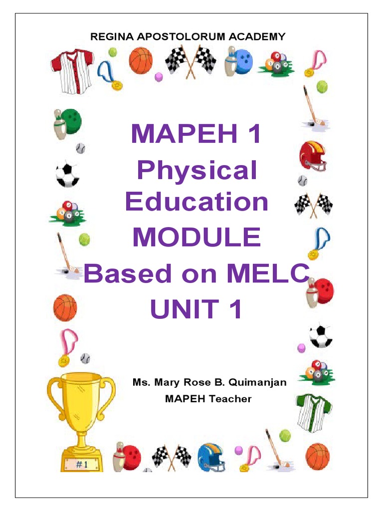 MAPEH 1 PHYSICAL EDUCATION1st | PDF | Foot | Sports