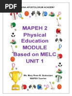 Grade 2 PE Lesson Plan: Movement Skills | PDF | Learning | Teachers