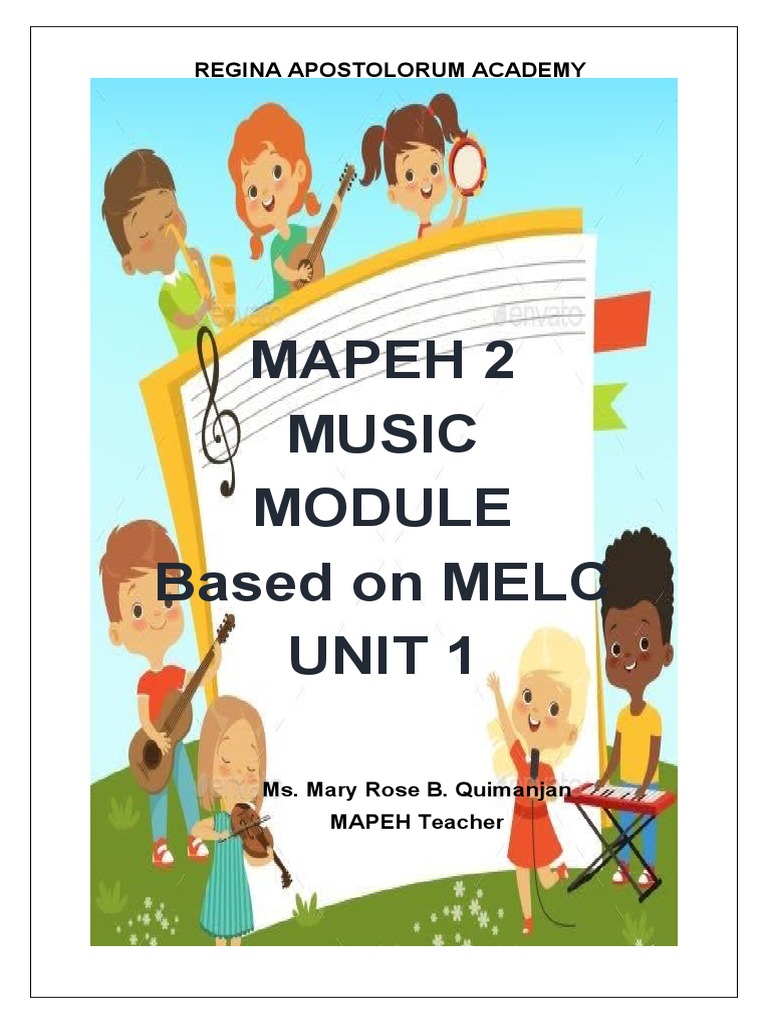 Mapeh 2 Music Based On MELC Unit 1: Regina Apostolorum Academy | PDF ...