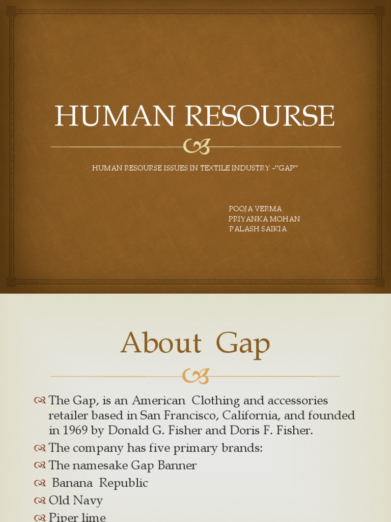 Gap's Ethical Labor Challenges | PDF | Gap Inc. | Economies
