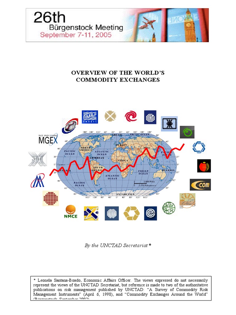 Global Overview of Commodity Exchanges | PDF | Futures Exchange ...