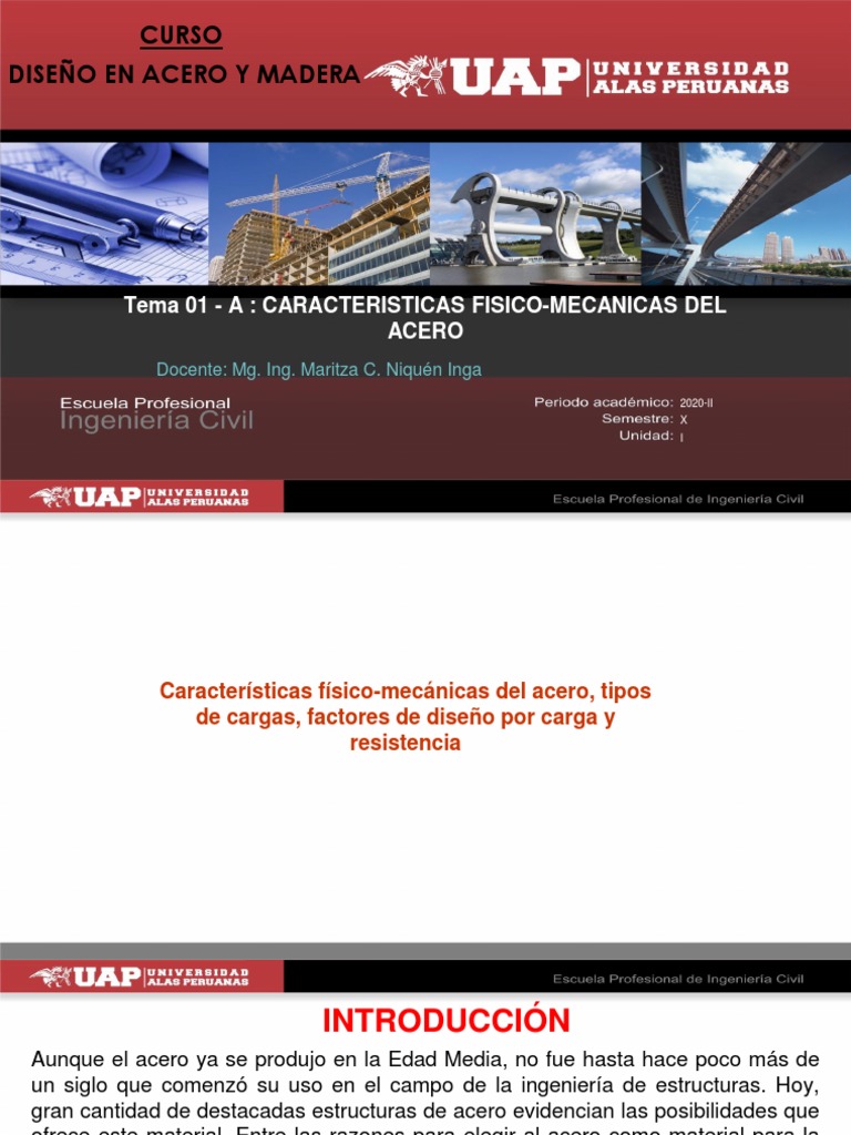 CARACTERISTICAS FISICO-MECANICAS DEL Acero | PDF | Aleación | Acero