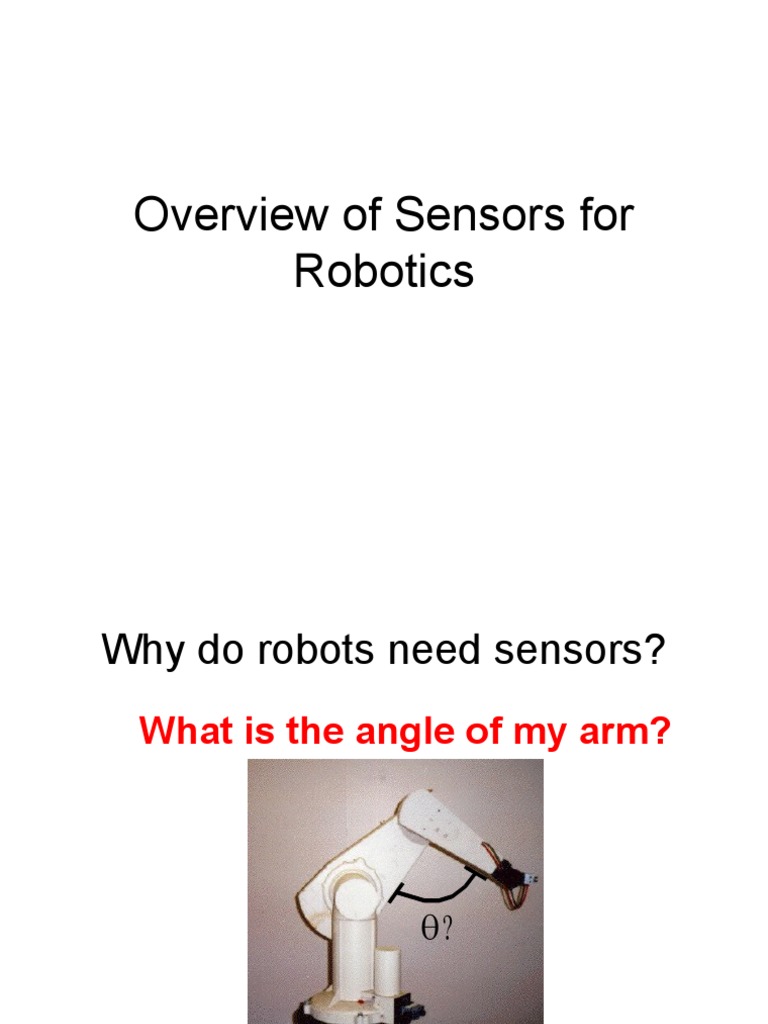 Sensors in Robotics: Types & Functions | PDF | Electrical Resistance ...