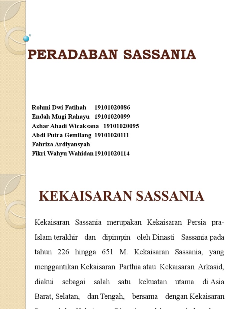 Peradaban Sassania-1 | PDF