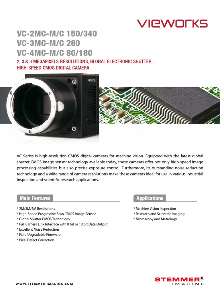 VC-2MC-M/C 150/340 VC-3MC-M/C 280 VC-4MC-M/C 80/180 | PDF | Image Resolution | Camera