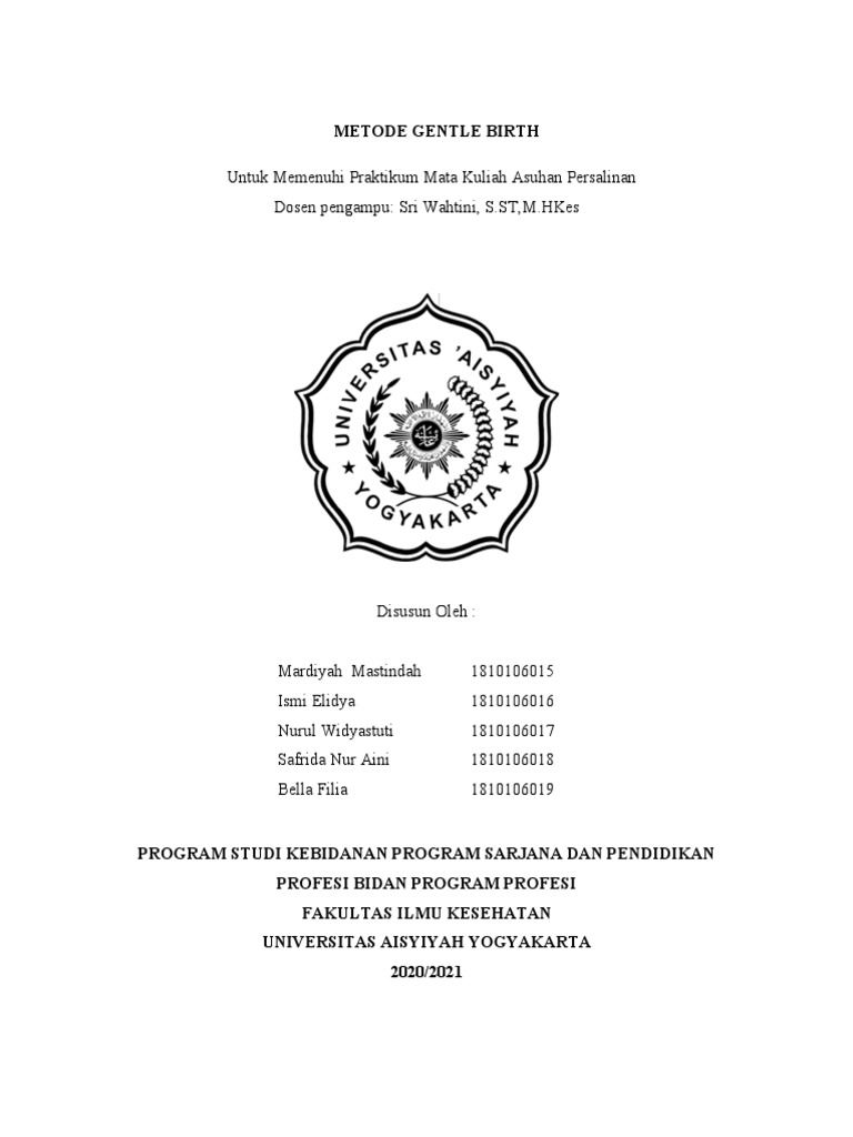 Metode Gentle Birth | PDF