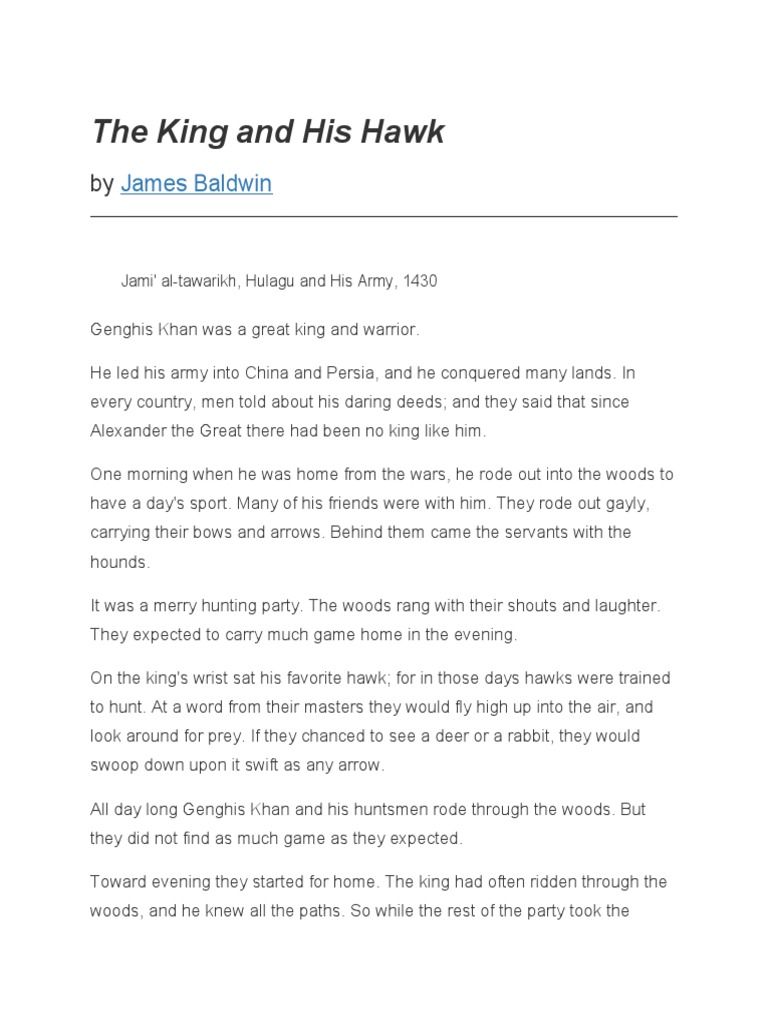 The King and His Hawk | PDF