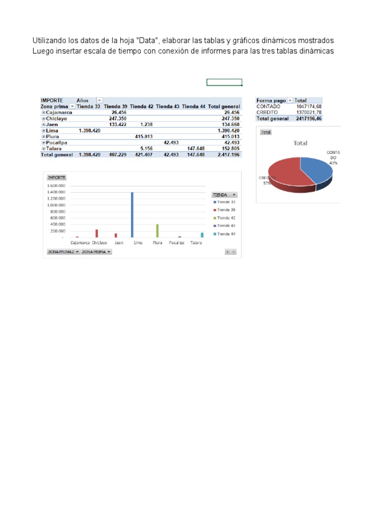 Ejer UII T4.1 | Descargar gratis PDF | Microsoft Excel | Hoja de cálculo