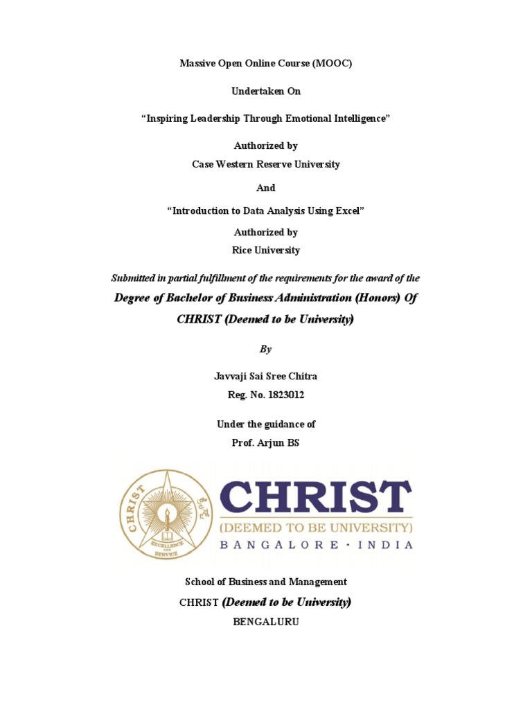 Final Mooc Report | PDF | Leadership | Motivation